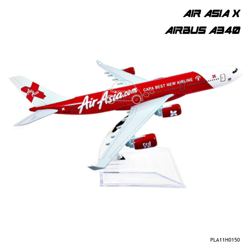 โมเดลเครื่องบิน แอร์เอเชีย AIRASIA X AIRBUS A340