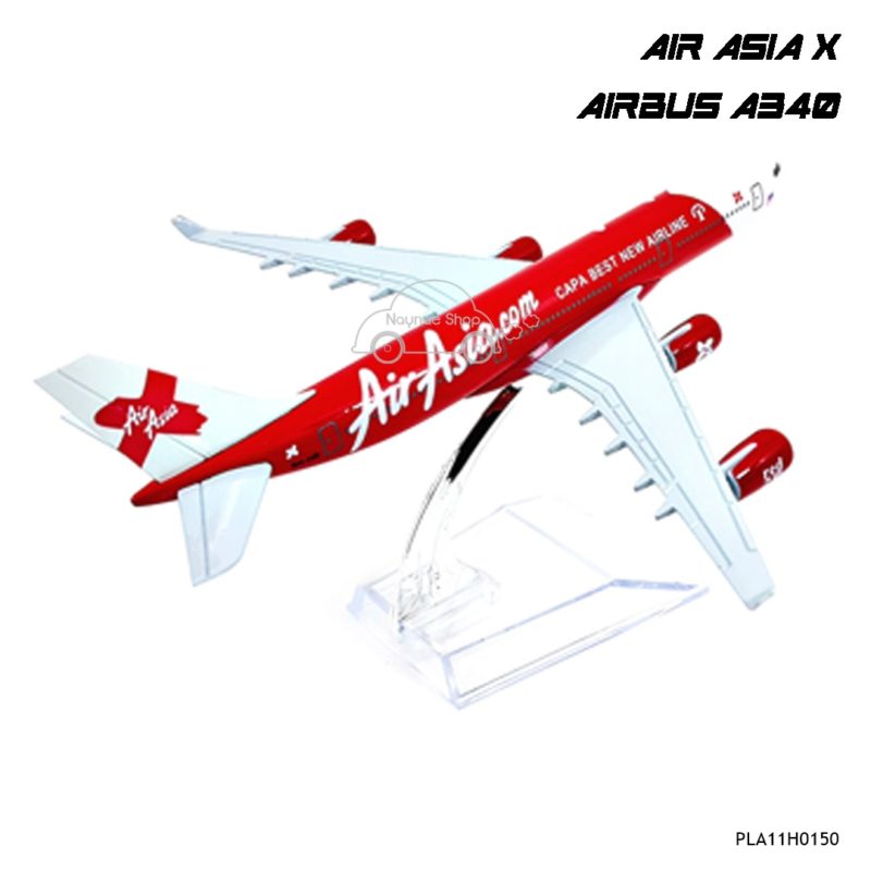 โมเดลเครื่องบิน แอร์เอเชีย AIRASIA X AIRBUS A340