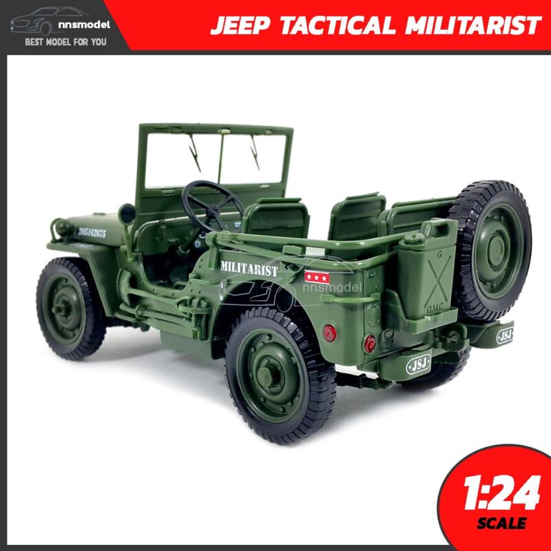 โมเดลรถทหาร JEEP TACTICAL MILITARIST (Scale 1:24)