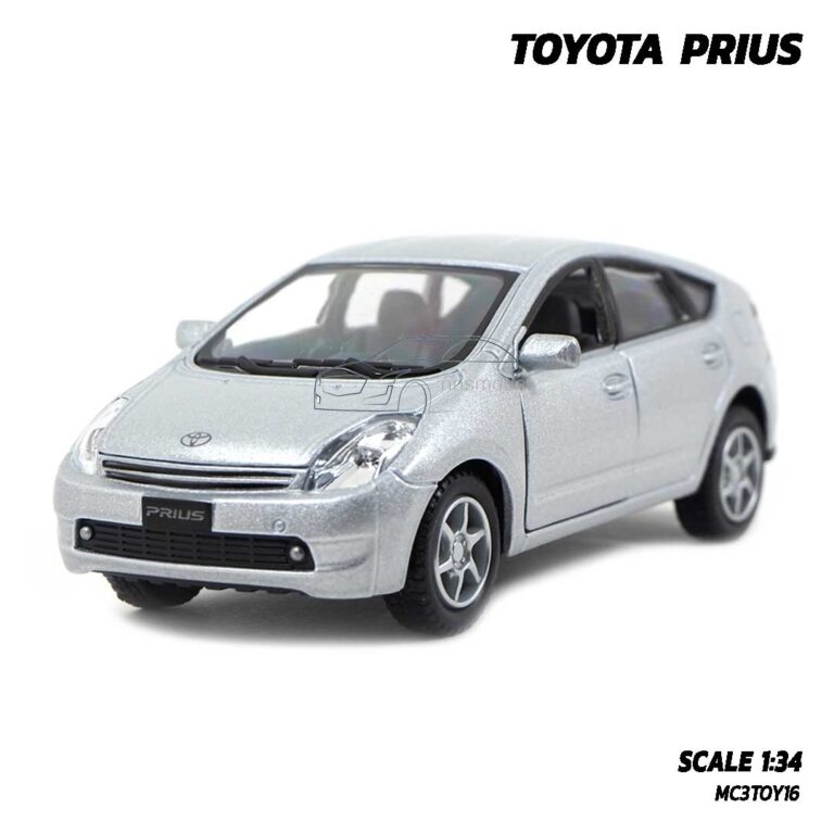 โมเดลรถ โตโยต้า พรีอุส TOYOTA PRIUS (Scale 1:34) เปิดประตูซ้ายขวาได้