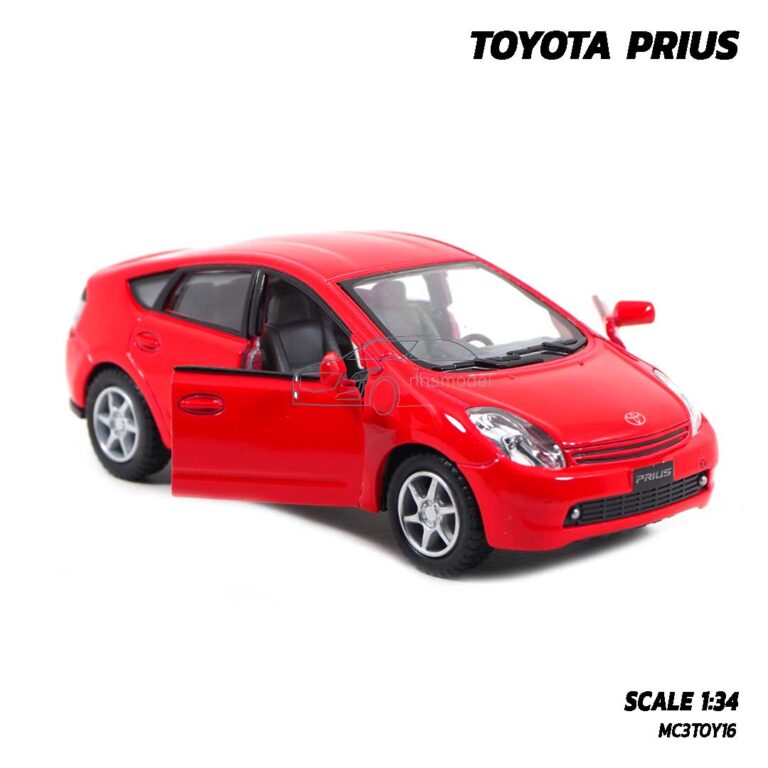 โมเดลรถ โตโยต้า พรีอุส TOYOTA PRIUS (Scale 1:34) เปิดประตูซ้ายขวาได้